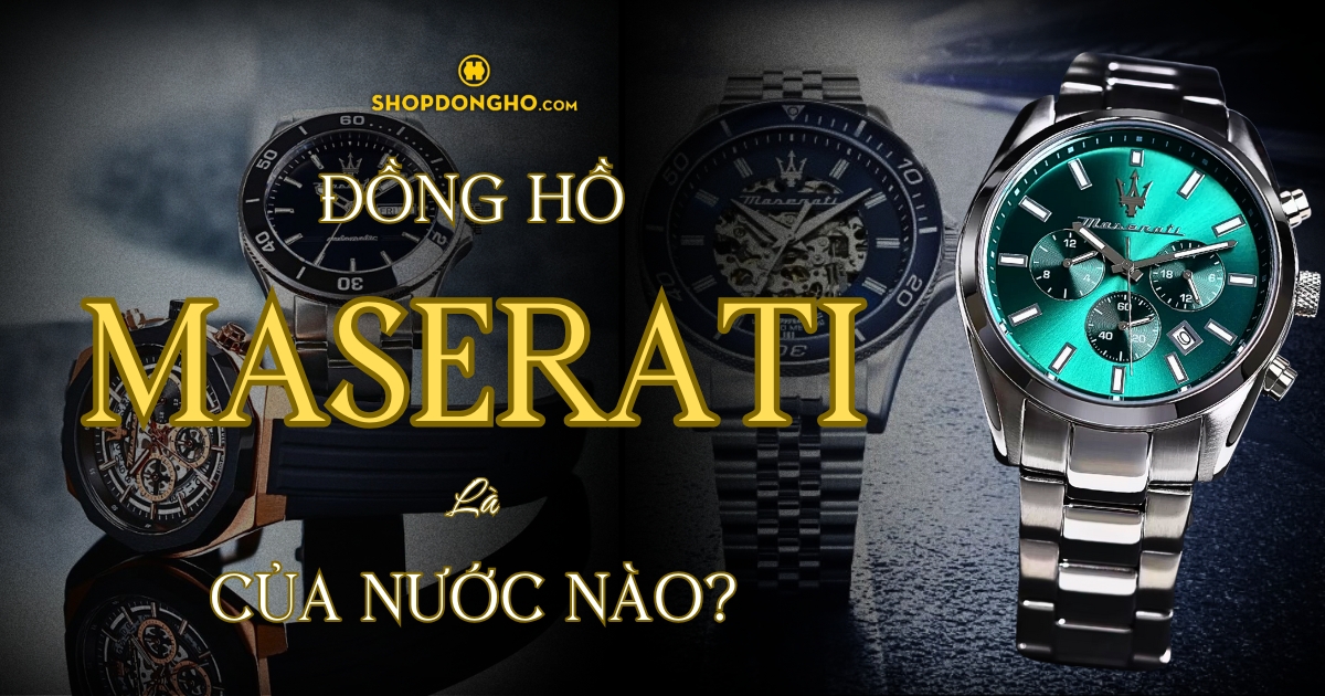 Đồng Hồ Maserati Của Nước Nào? Lịch Sử Phát Triển Thương Hiệu Maserati